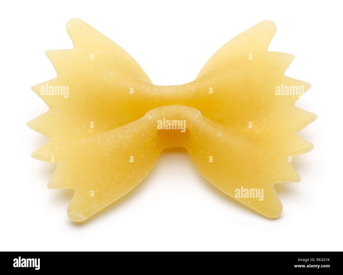 Farfalle, butterfly pasta isolated on white background Stock Photo - Alamy
