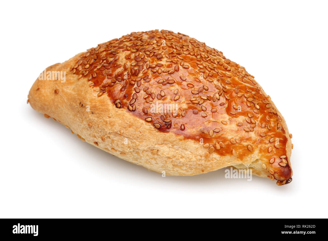 Turkish bun, pogaca, isolated on white background Stock Photo - Alamy