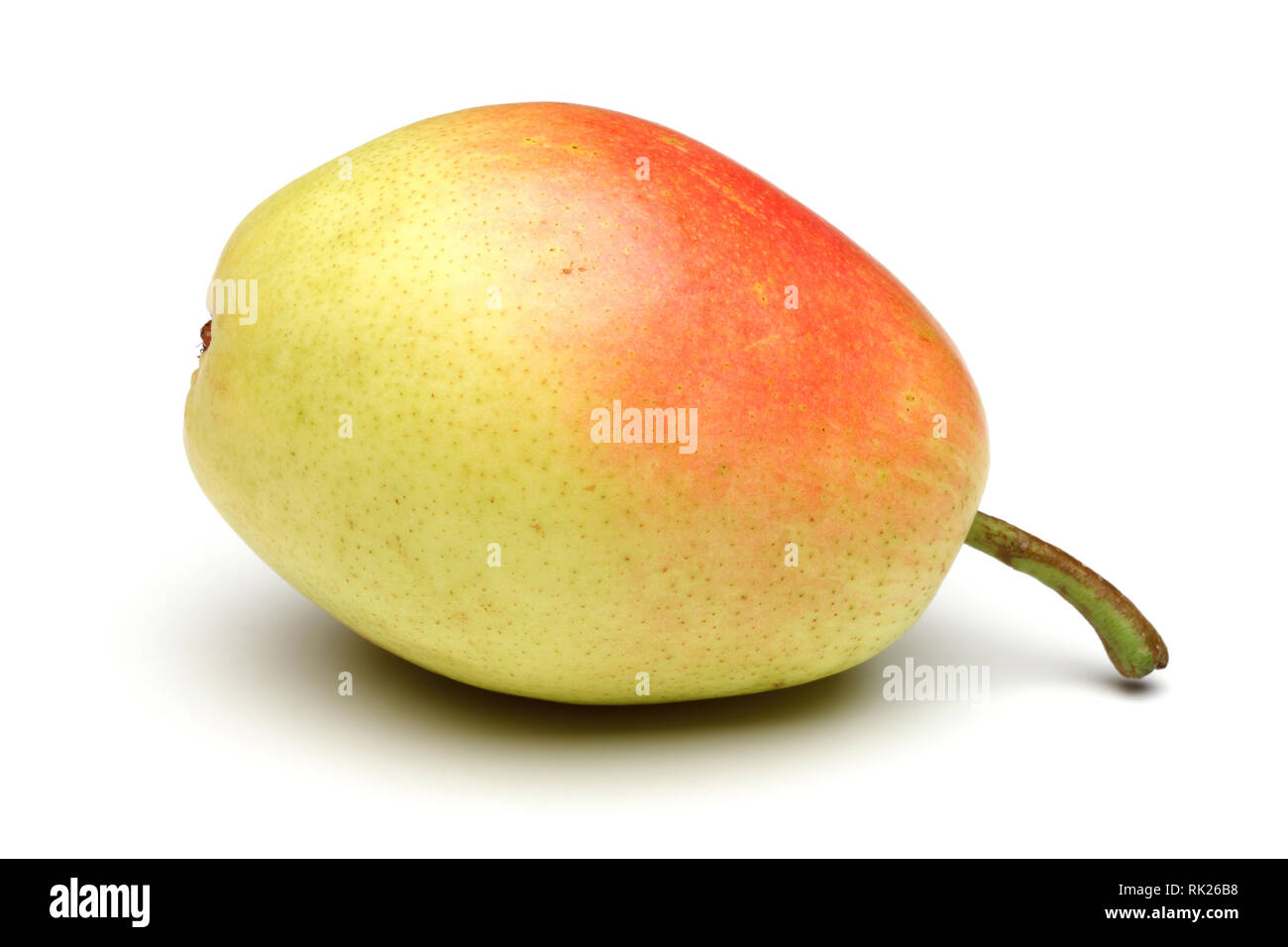 Single pear fruit isolated on white background Stock Photo - Alamy