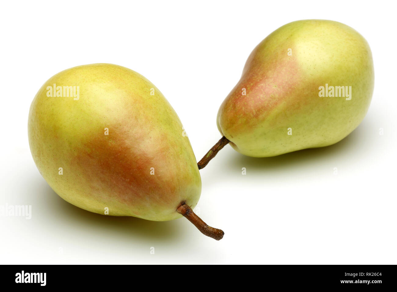 Fresh pear fruits isolated on white background Stock Photo - Alamy
