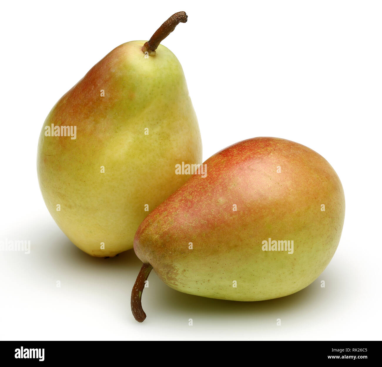 Fresh pear fruits isolated on white background Stock Photo - Alamy
