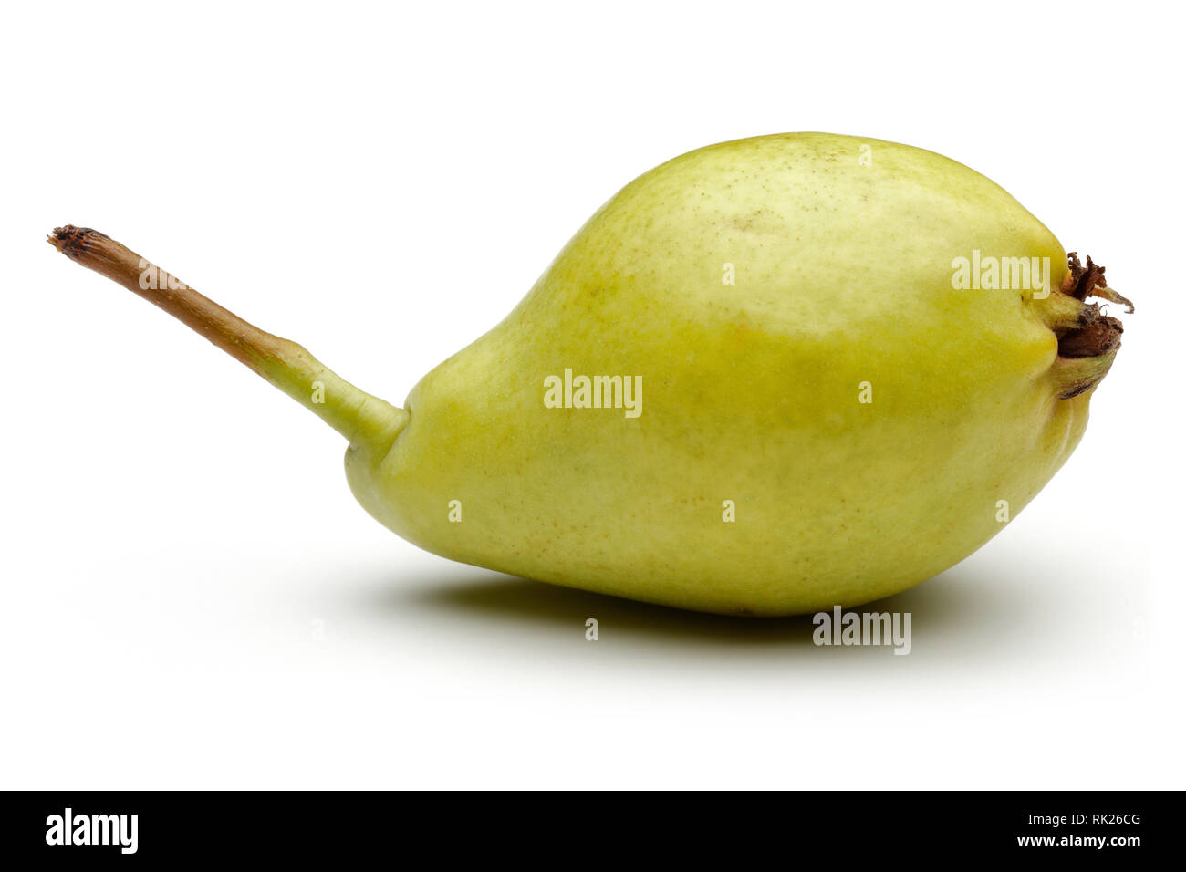 Single pear fruit isolated on white background Stock Photo - Alamy
