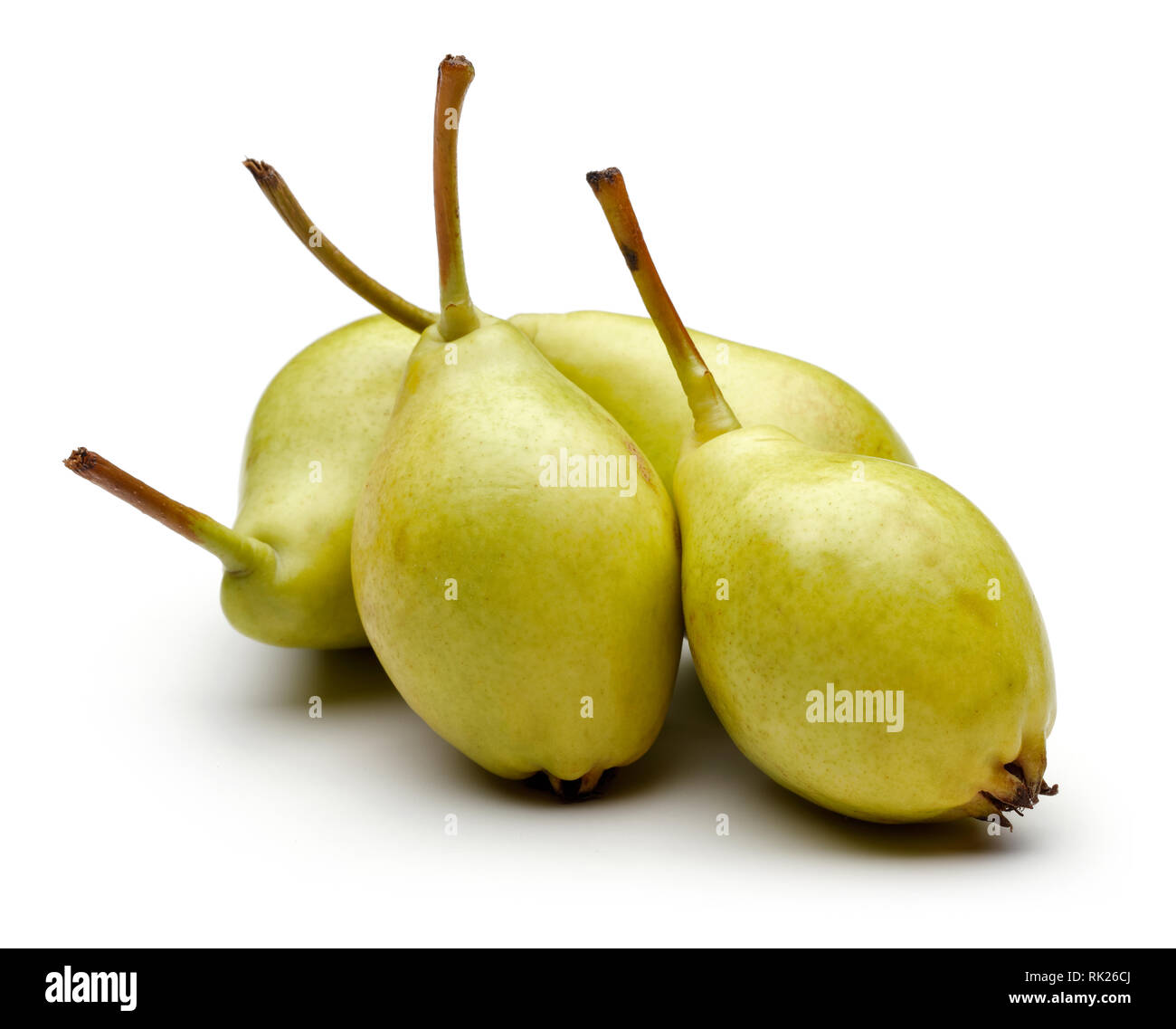 Fresh pear fruits isolated on white background Stock Photo - Alamy