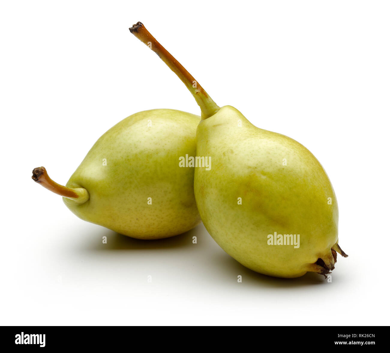 Fresh pear fruits isolated on white background Stock Photo - Alamy