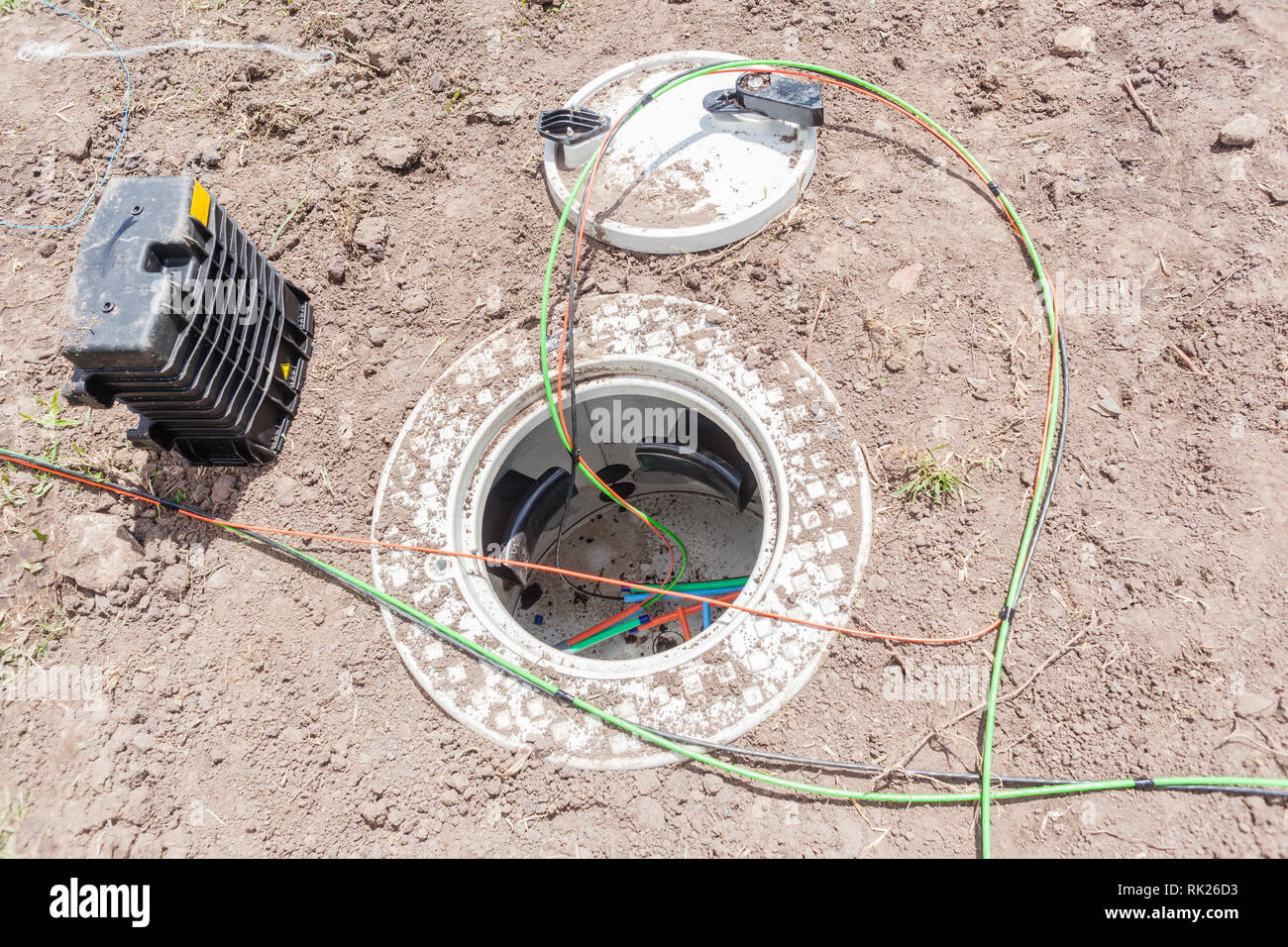 Communications construction of new internet fast speed fiber optic ...