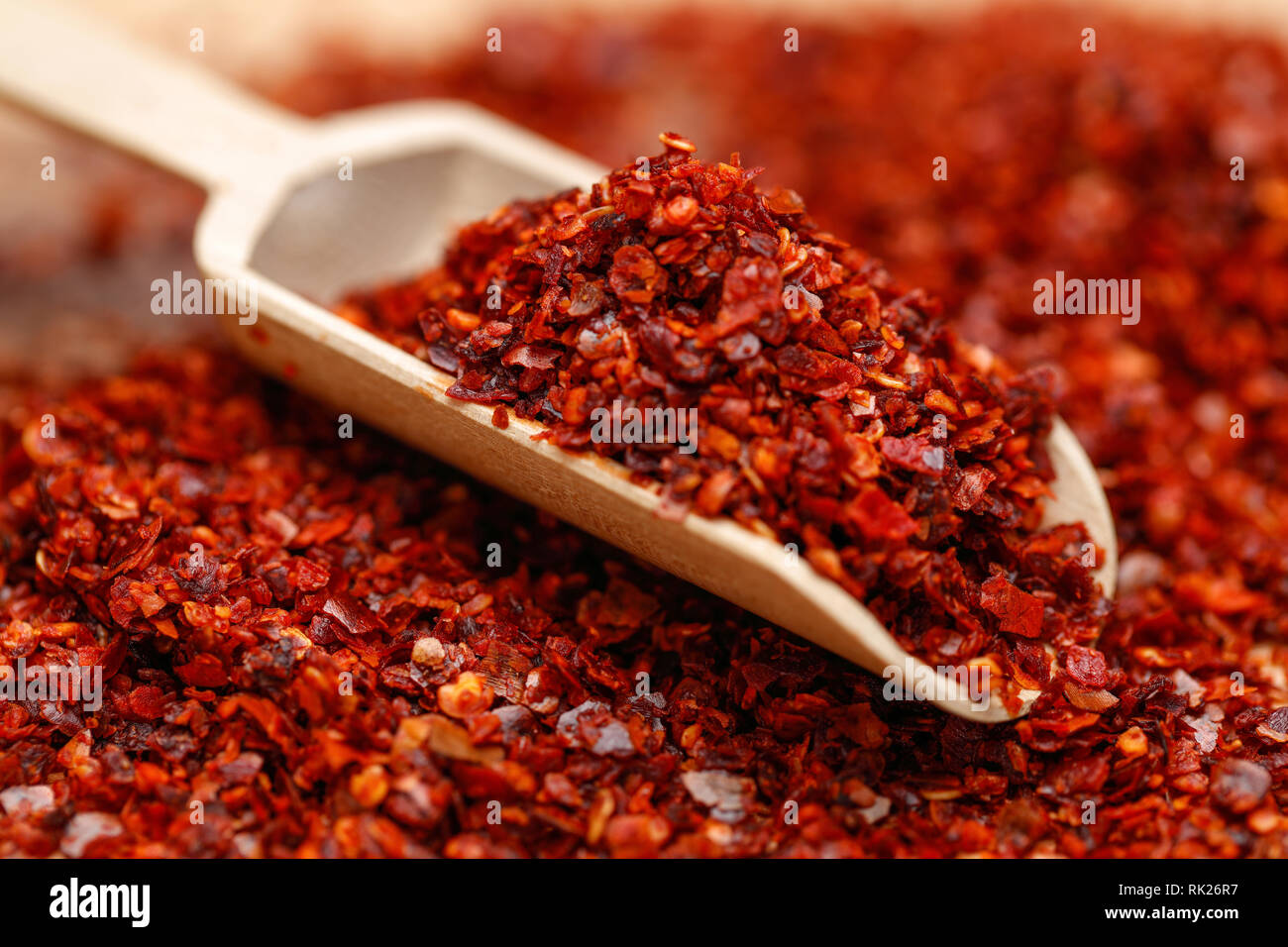 Pile crushed red pepper dried hi-res stock photography and images - Alamy