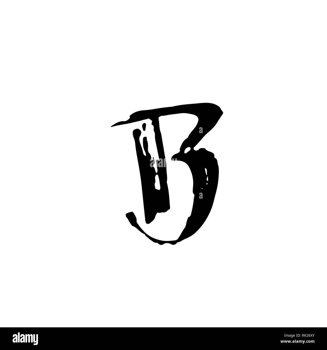Lettering letter b hi-res stock photography and images - Alamy