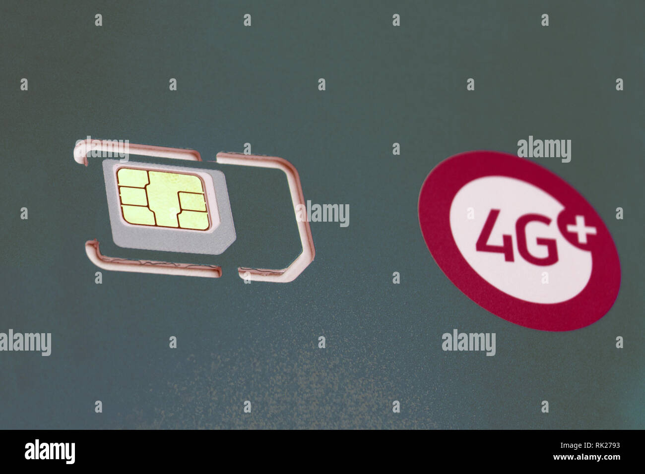 4g network concept illustrated by pictures on background Stock Photo ...