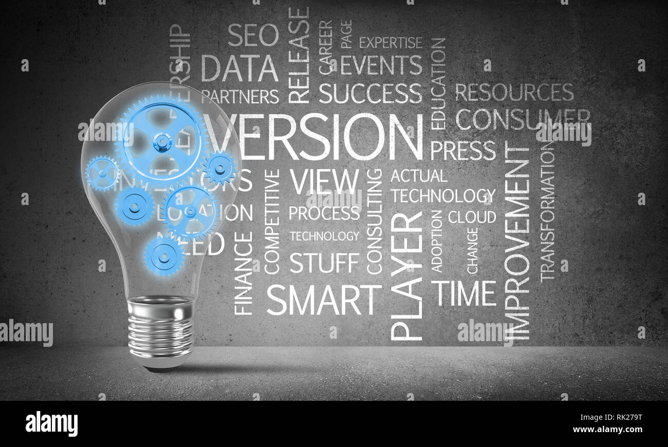 Concept of lightbulb as symbol of new idea Stock Photo - Alamy