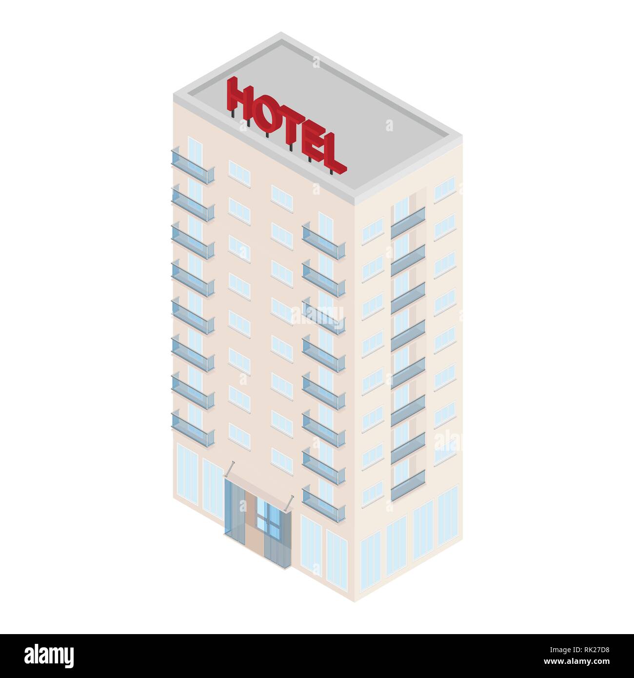 3d Hotel Icon