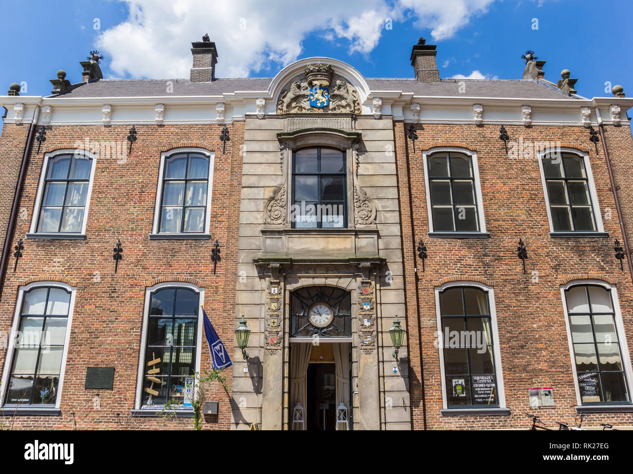 Facade of the historic town hall of Lochem, Netherlands Stock Photo - Alamy