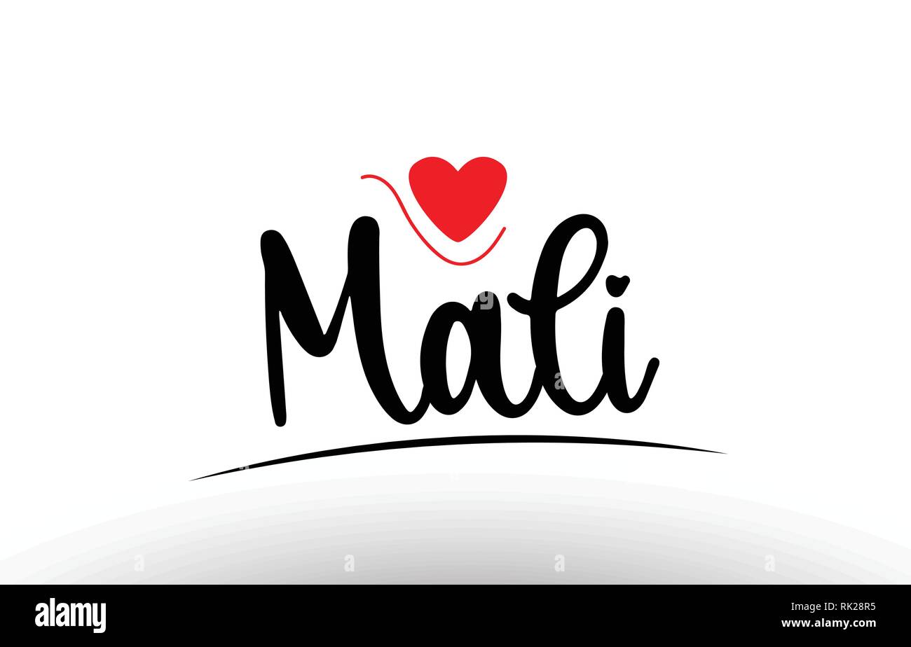 Mali heart Stock Vector Images - Alamy