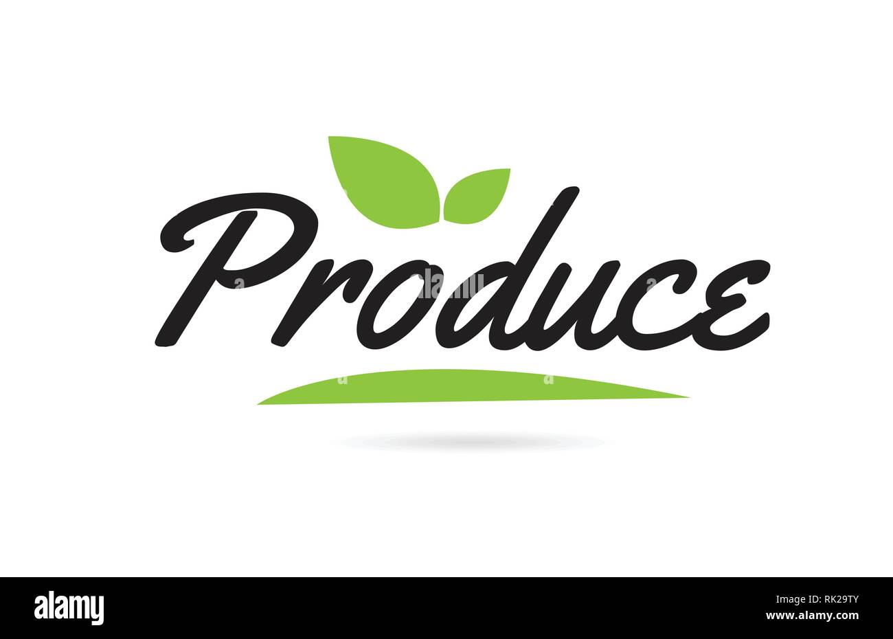 Produce hand written word text for typography design in black color ...