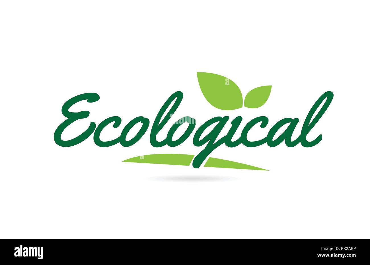 Ecological letter Stock Vector Images - Alamy