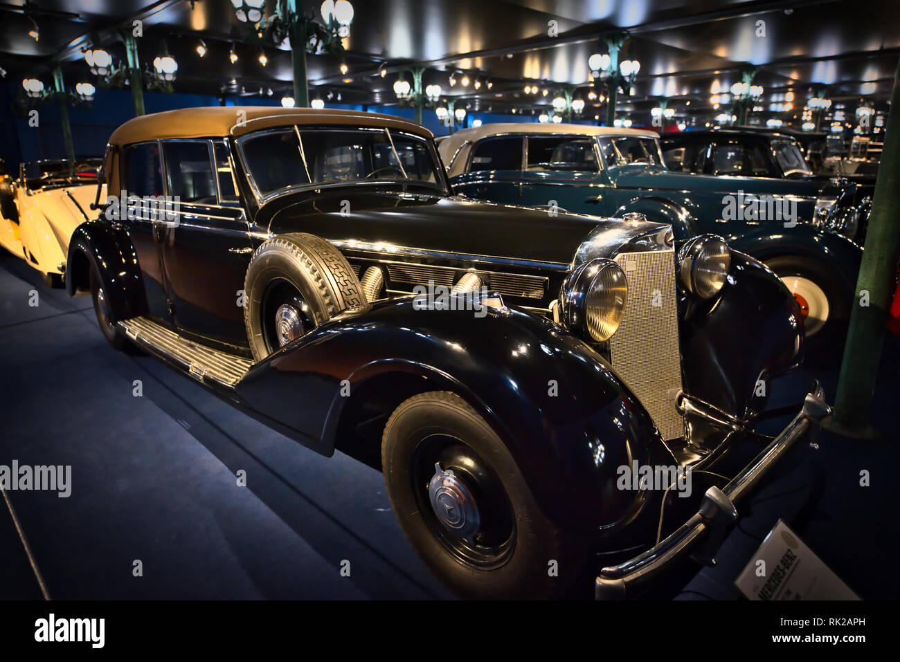 Old-timer Cars Automobile Museum Mulhouse France Stock Photo - Alamy