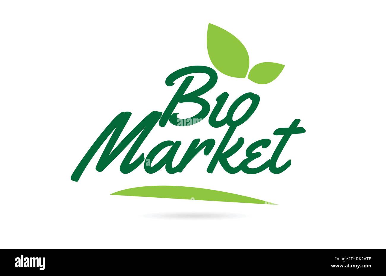 Bio market Stock Vector Images - Alamy