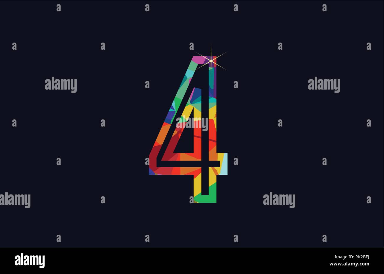 Rainbow 4 Stock Vector Images - Alamy