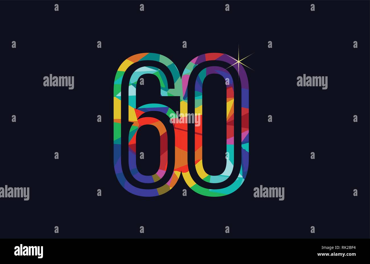 60 a Stock Vector Images - Alamy