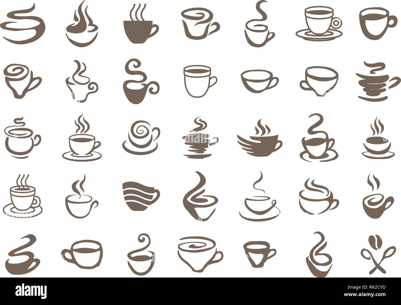 Coffee cup icon symbol vector illustration isolated on white background ...