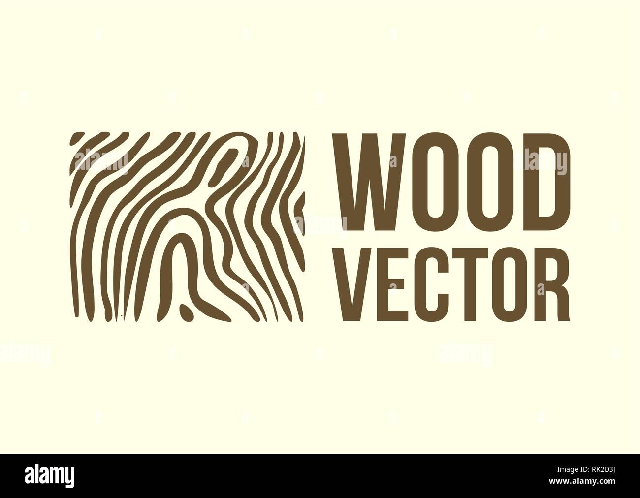 Wood and timber texture symbol logo illustration Stock Vector Image ...