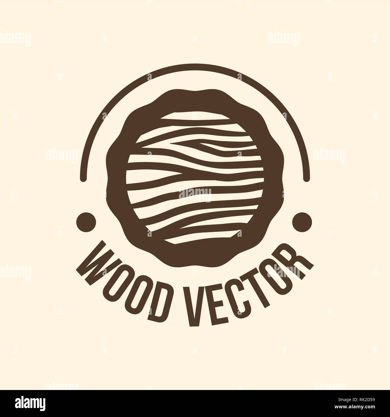 Wood and timber texture symbol logo illustration Stock Vector Image ...