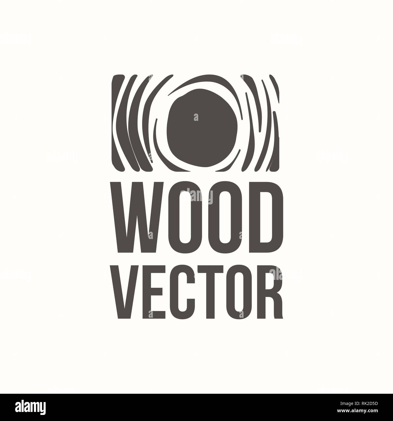 Wood and timber texture symbol logo illustration Stock Vector Image ...