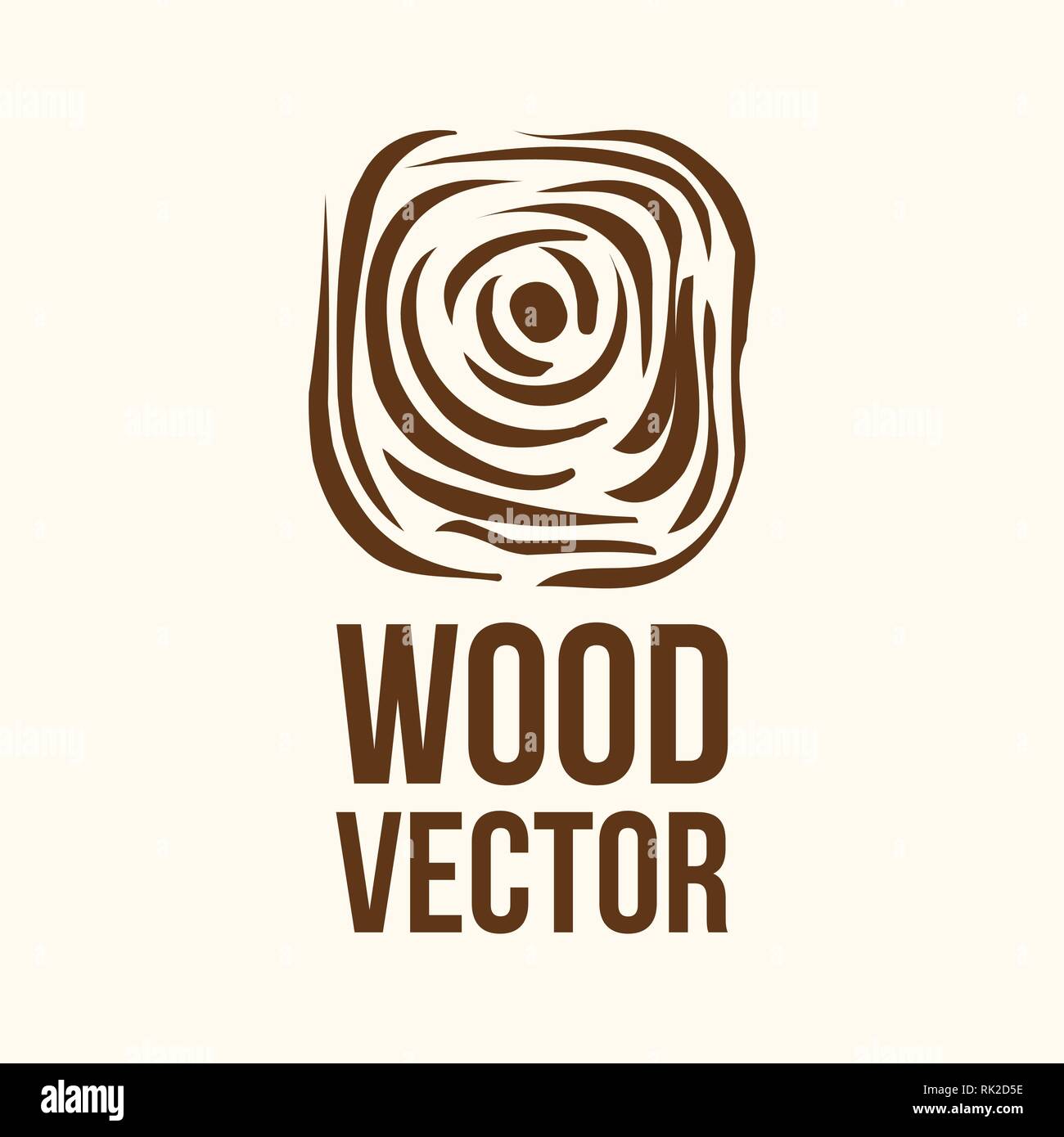 Wood and timber texture symbol logo illustration Stock Vector Image ...
