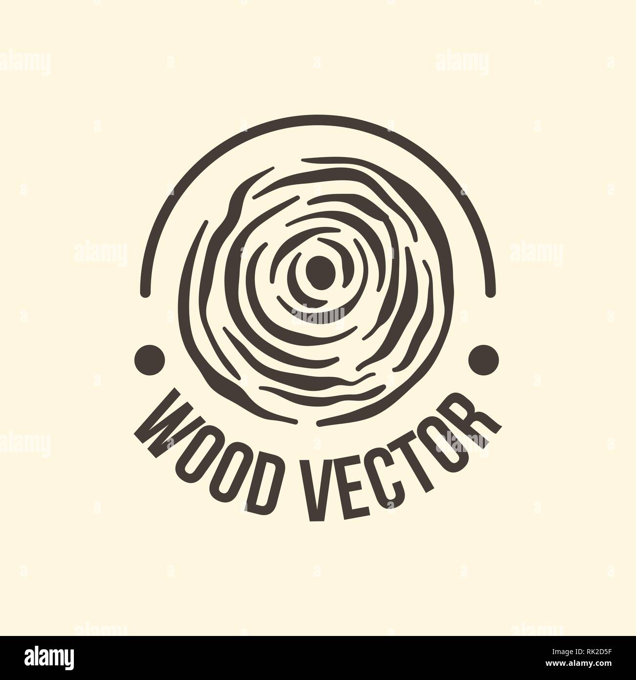 Wood and timber texture symbol logo illustration Stock Vector Image ...