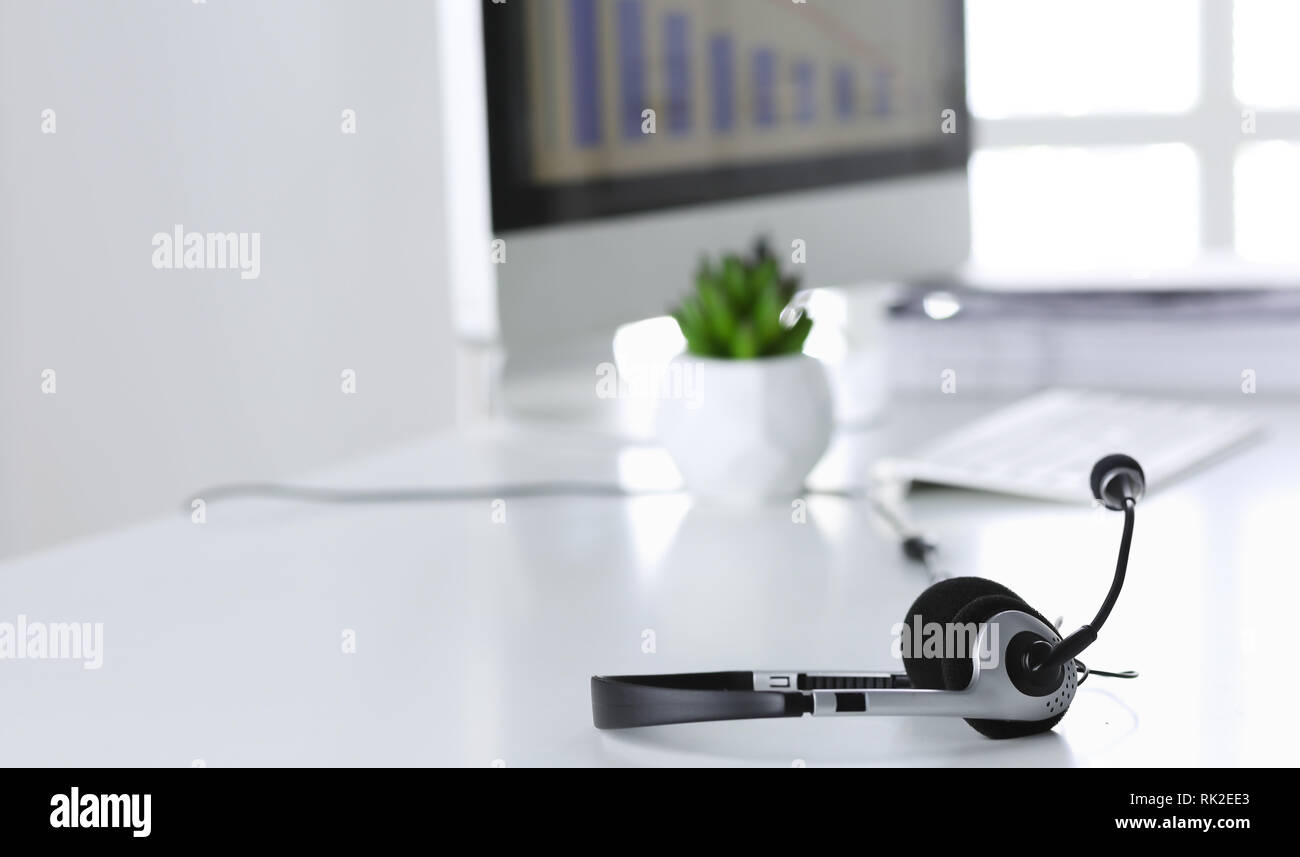 Communication support, call center and customer service help desk. VOIP ...