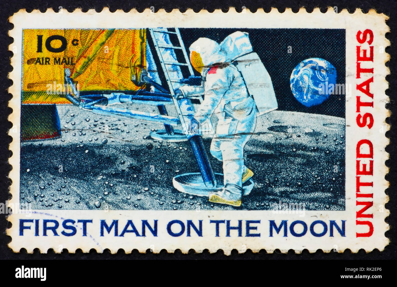 UNITED STATES OF AMERICA - CIRCA 1969: a stamp printed in the United ...