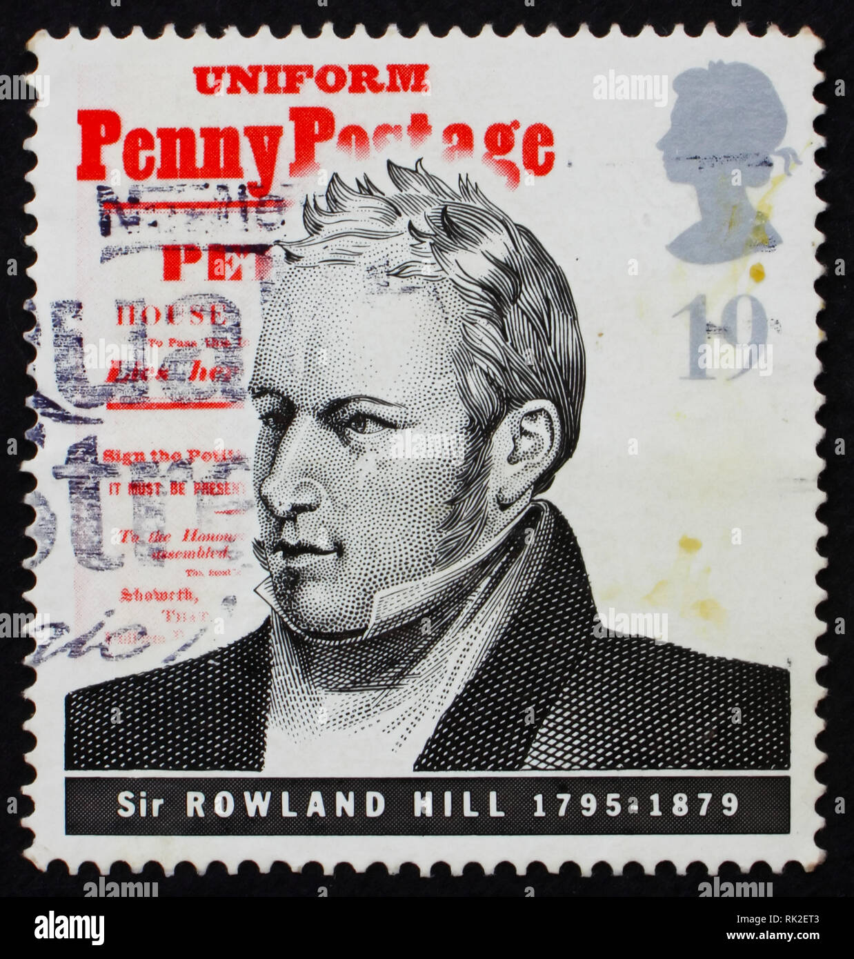 Rowland hill penny stamp hi-res stock photography and images - Alamy