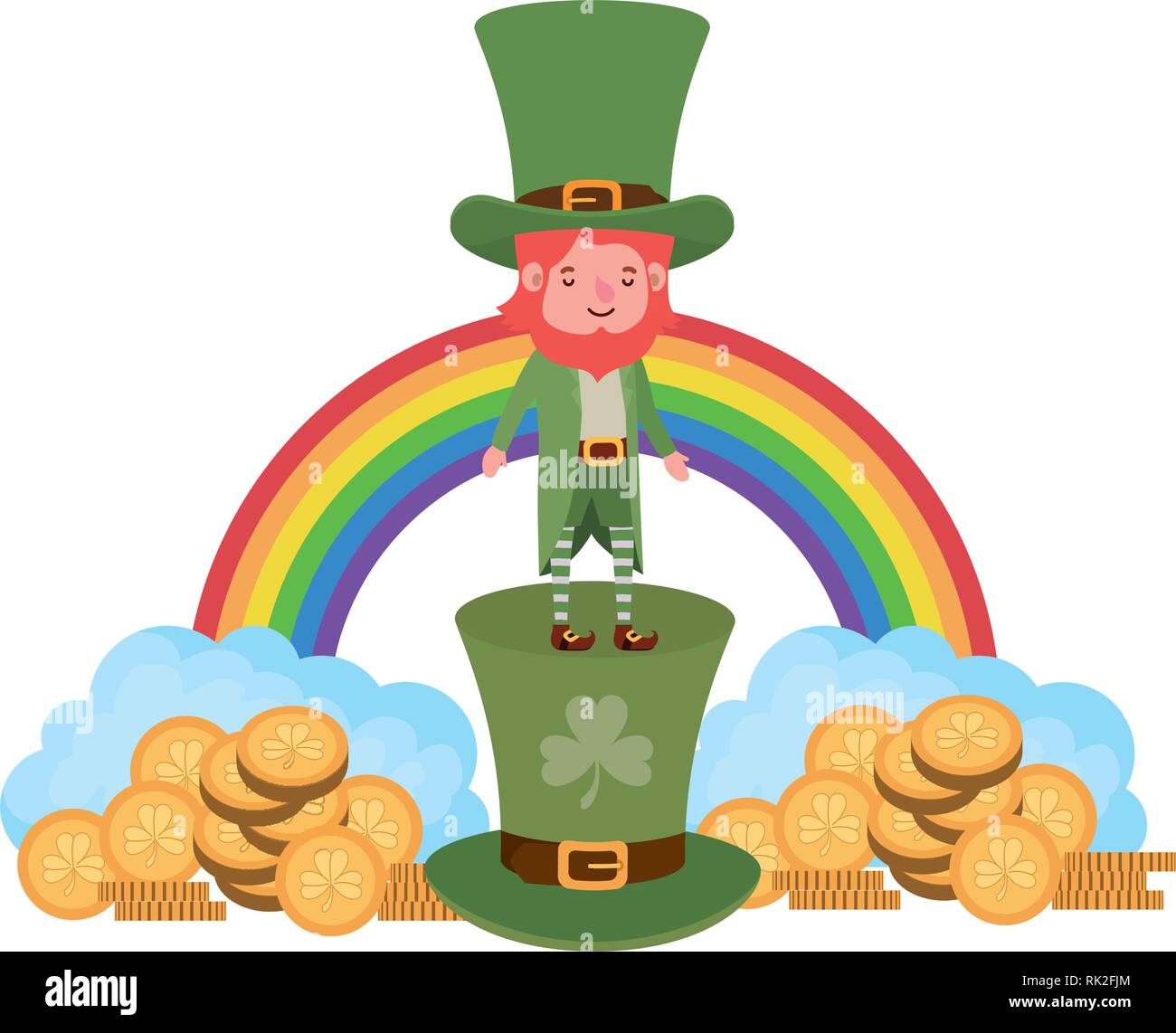 Leprechaun Rainbow High Resolution Stock Photography and Images - Alamy