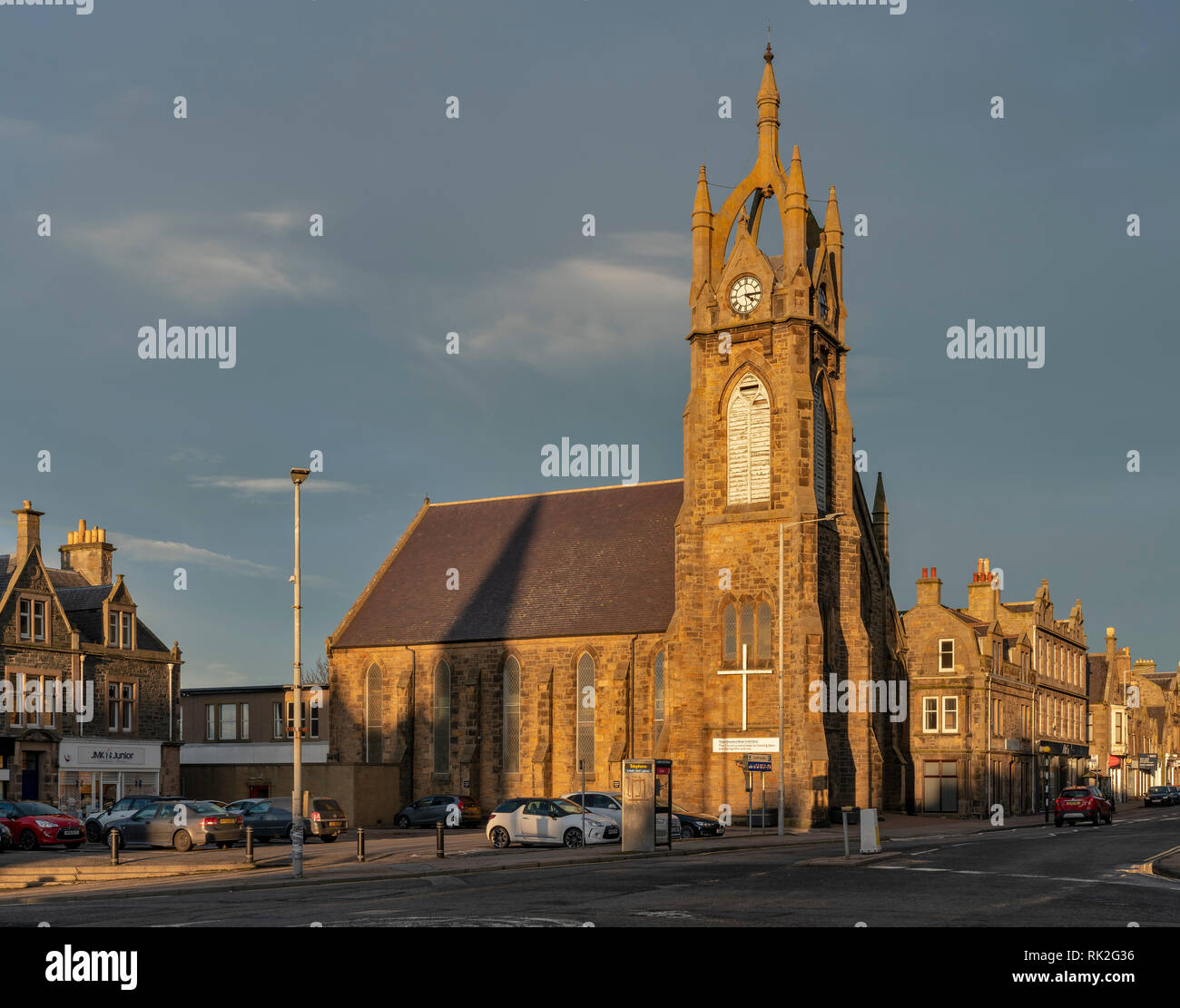 Views from Cluny Square, Buckie, Moray, Scotland Stock Photo - Alamy