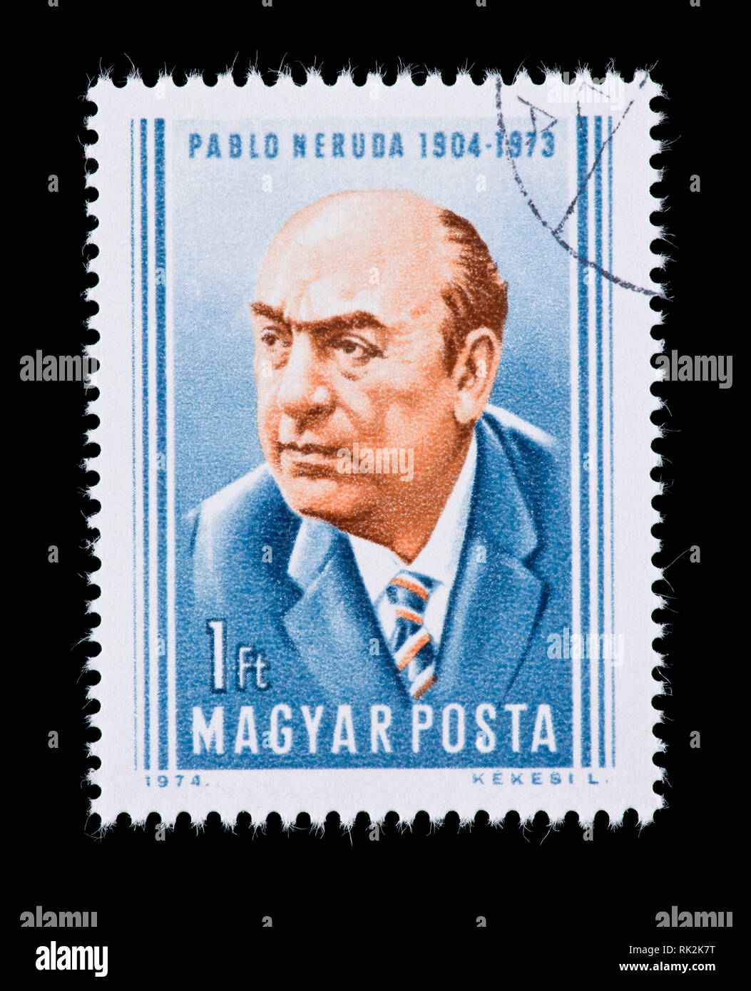 Chilean postage stamp hi-res stock photography and images - Alamy