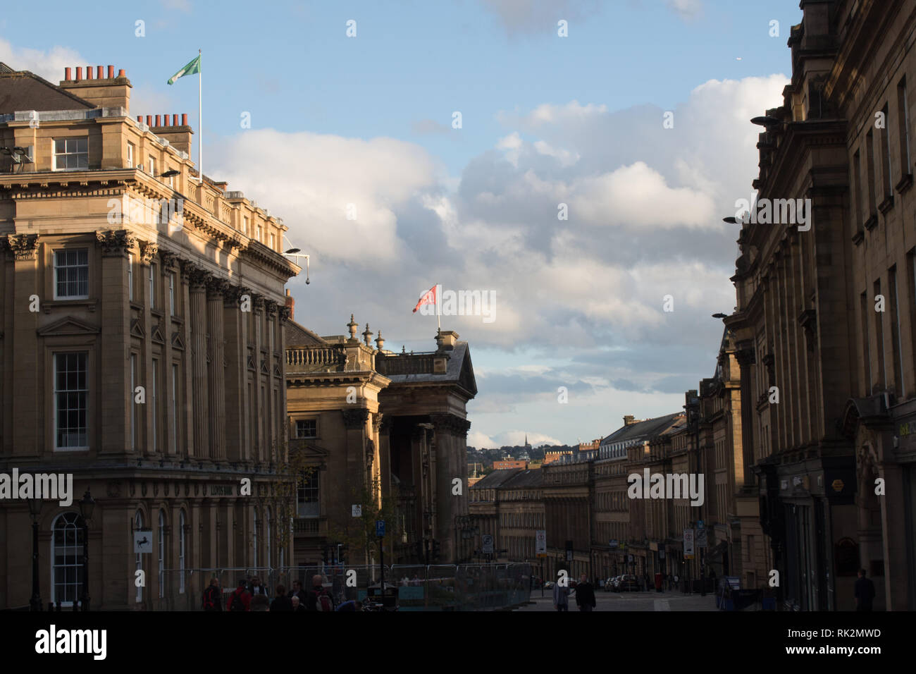 Grey Street in Grainger Town, Newcastle upon Tyne, England, UK Stock ...