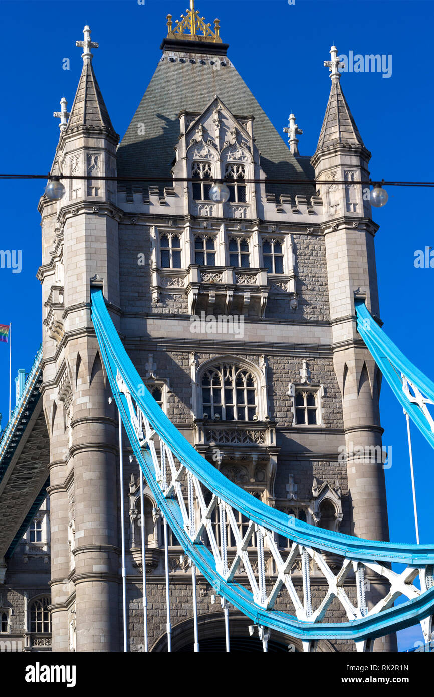 Tower Bridge, close up Stock Photo - Alamy