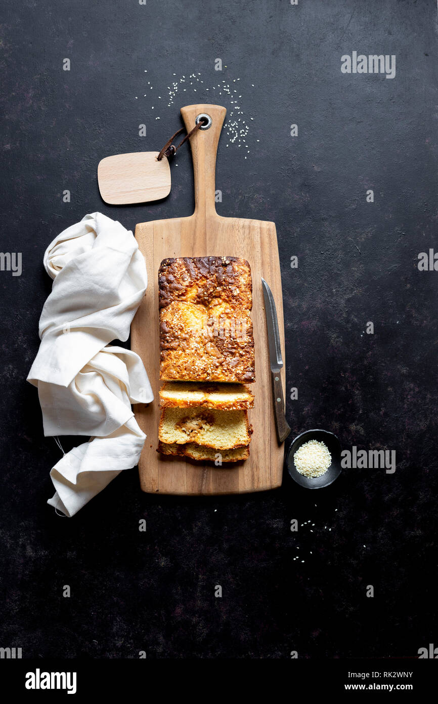 Sesame Halvah Tea Cake Stock Photo - Alamy