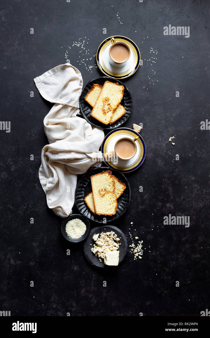 Sesame Halvah Tea Cake Stock Photo - Alamy