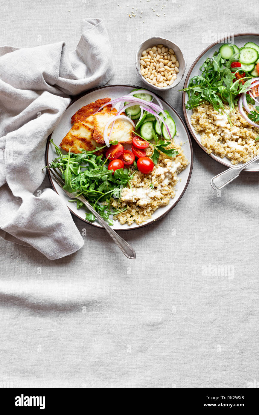 Healthy Grain Bowl - Salad Stock Photo - Alamy