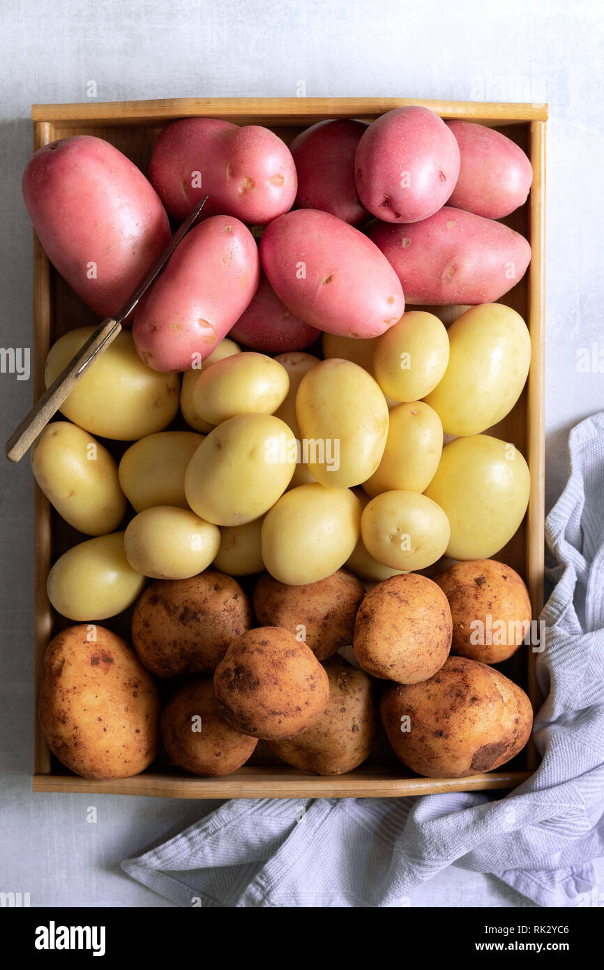 Red royale potatoes hi-res stock photography and images - Alamy