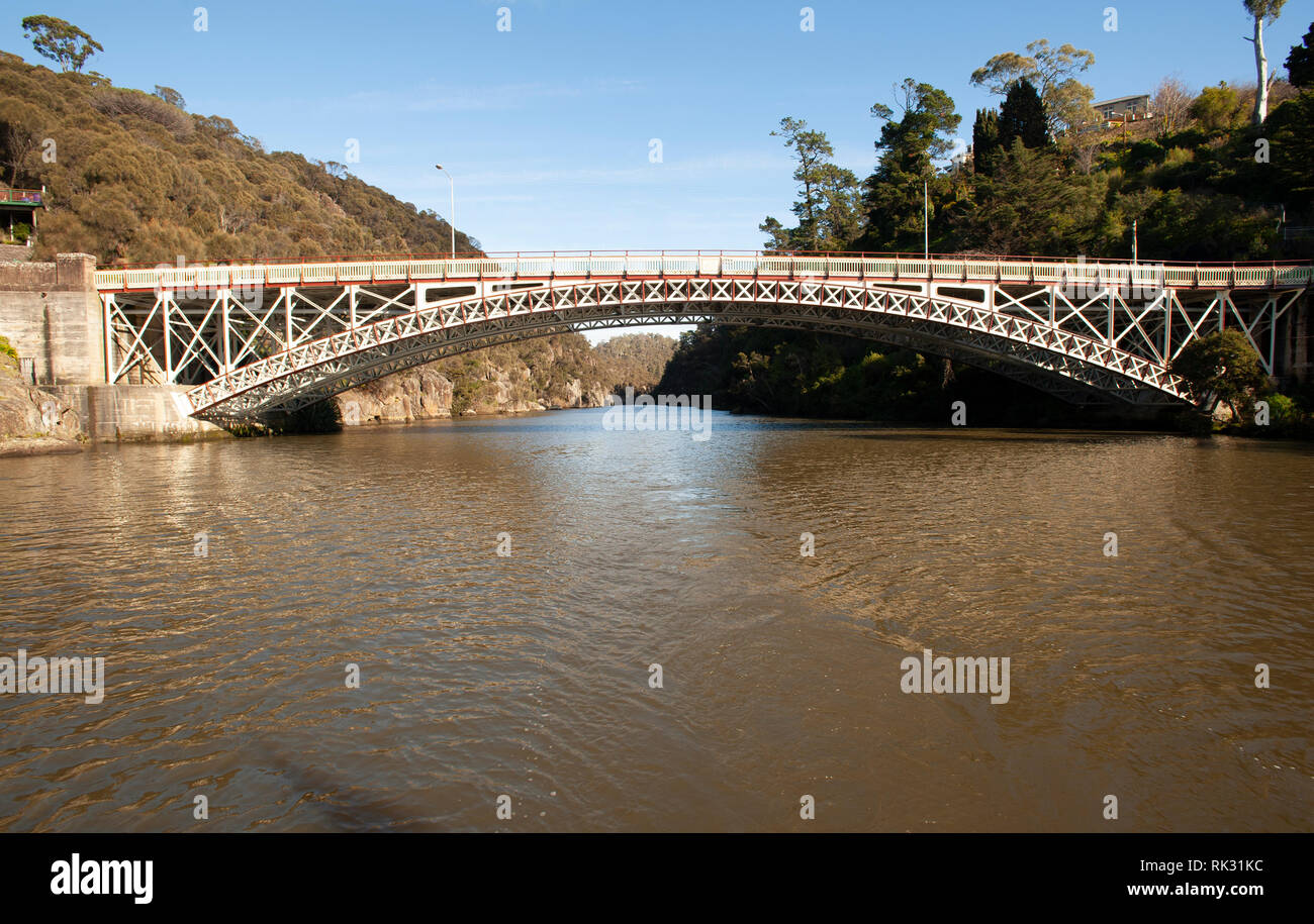 Bridge across cataract gorge hi-res stock photography and images - Alamy