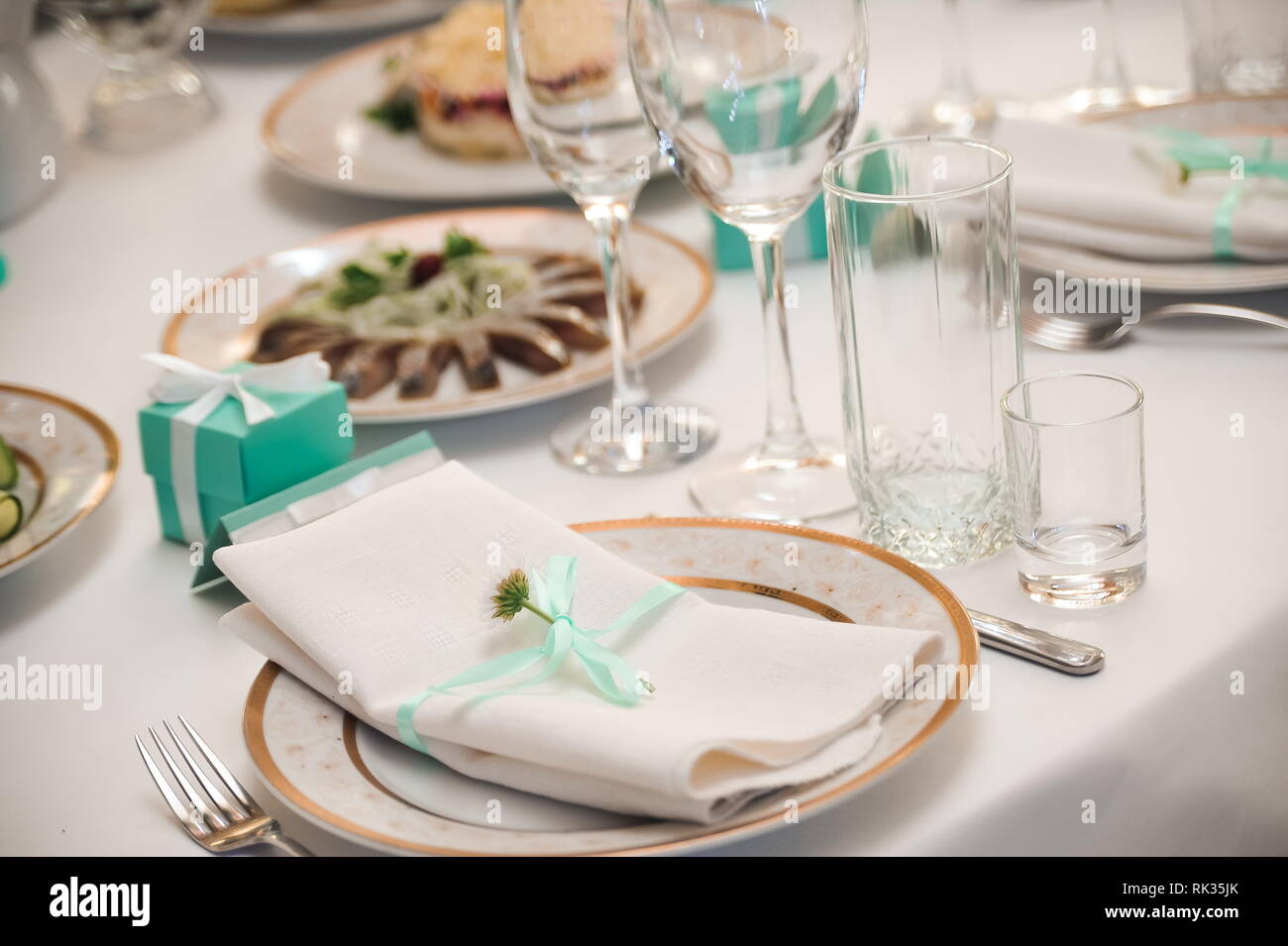 wedding banquet in a restaurant, party Stock Photo - Alamy