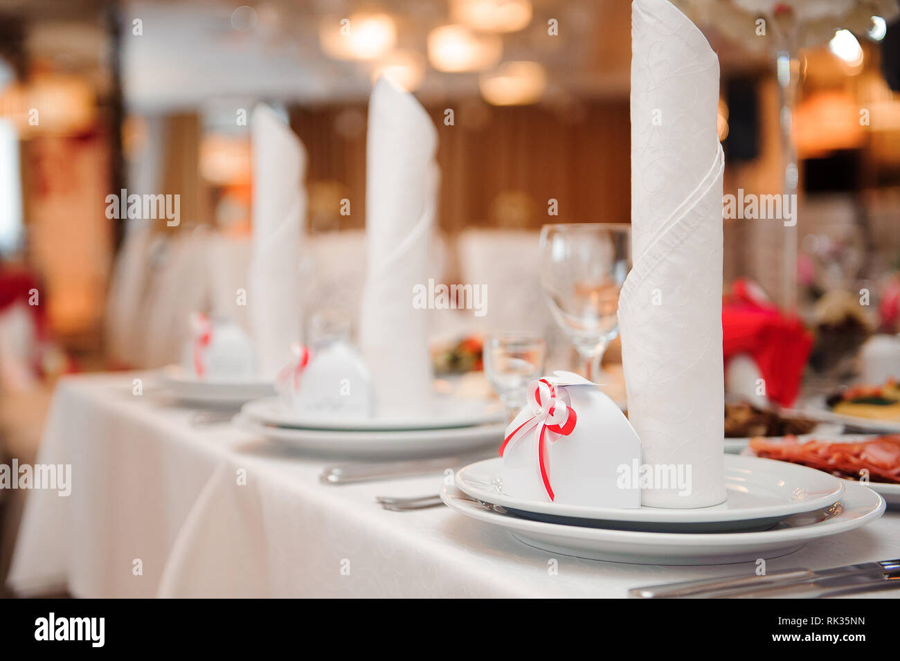 wedding banquet in a restaurant, party Stock Photo - Alamy