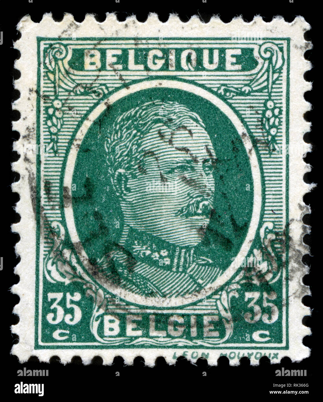 King albert postage stamp belgium hi-res stock photography and images ...