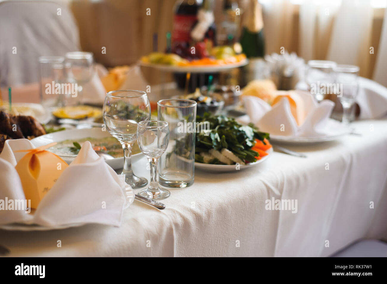 wedding banquet in a restaurant, party Stock Photo - Alamy