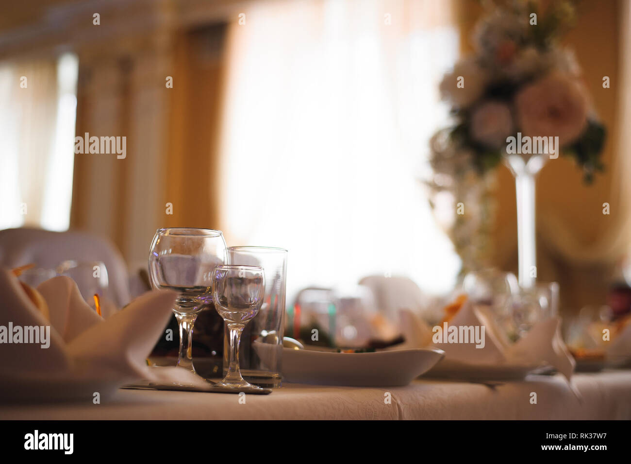 wedding banquet in a restaurant, party Stock Photo - Alamy