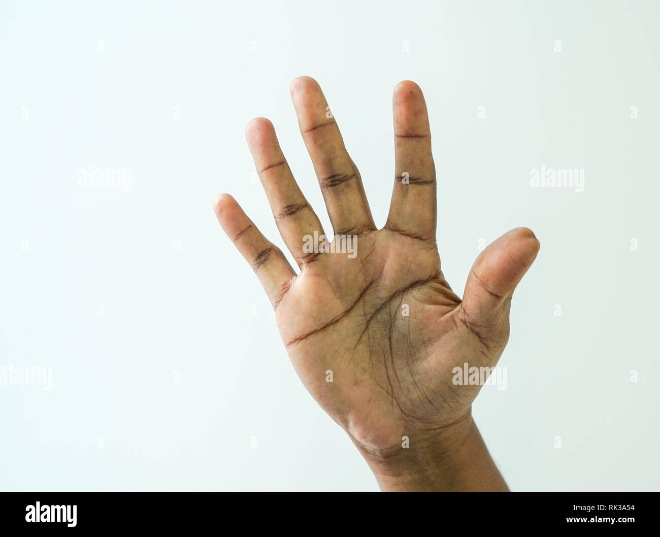 Female hand out palm facing hi-res stock photography and images - Alamy