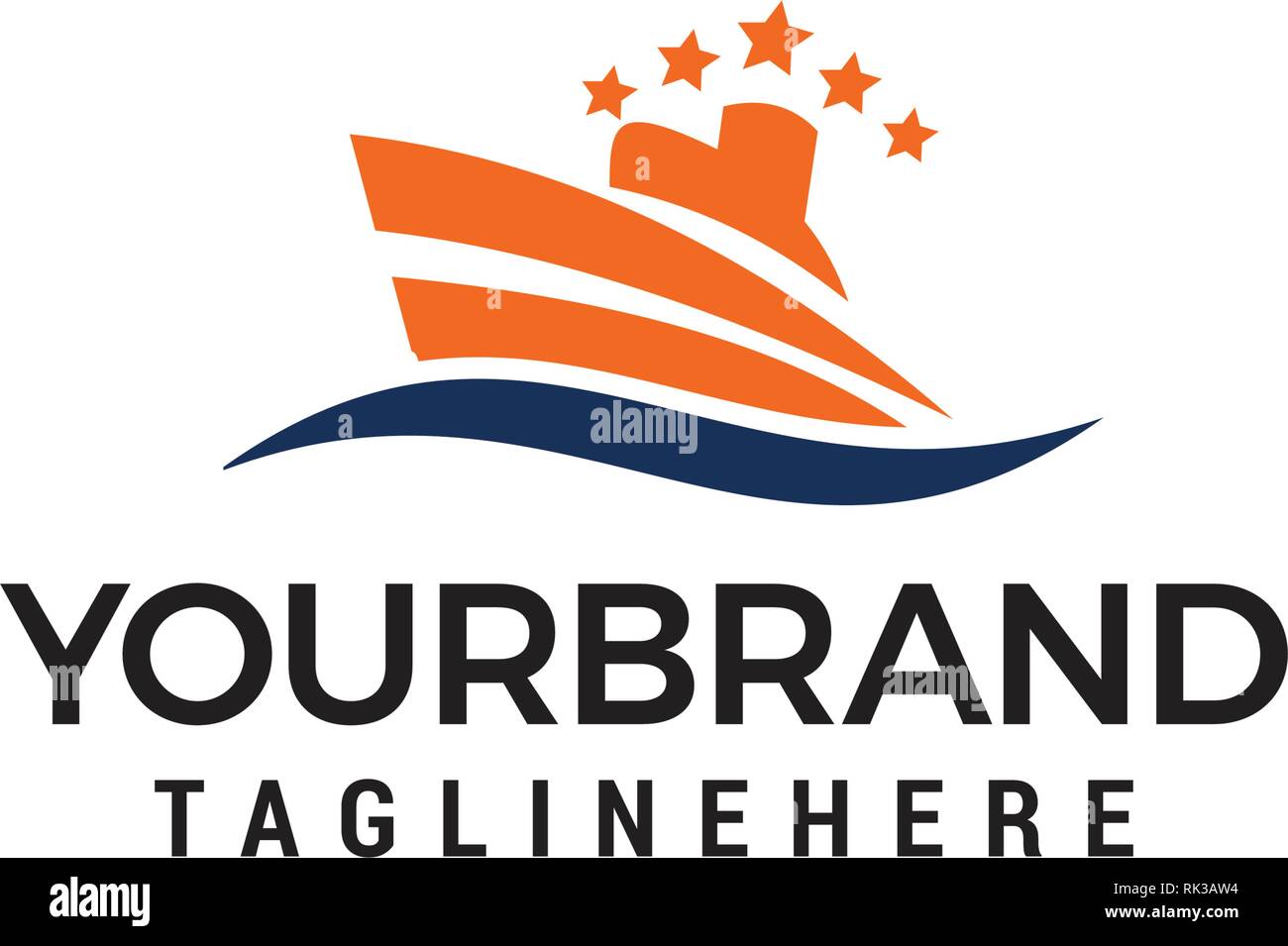 Ship logo, nautical sailing boat logo design concept template Stock ...
