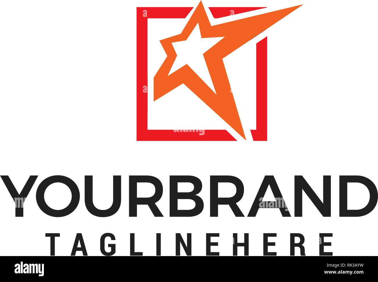 Star logo design concept template Stock Vector Image & Art - Alamy