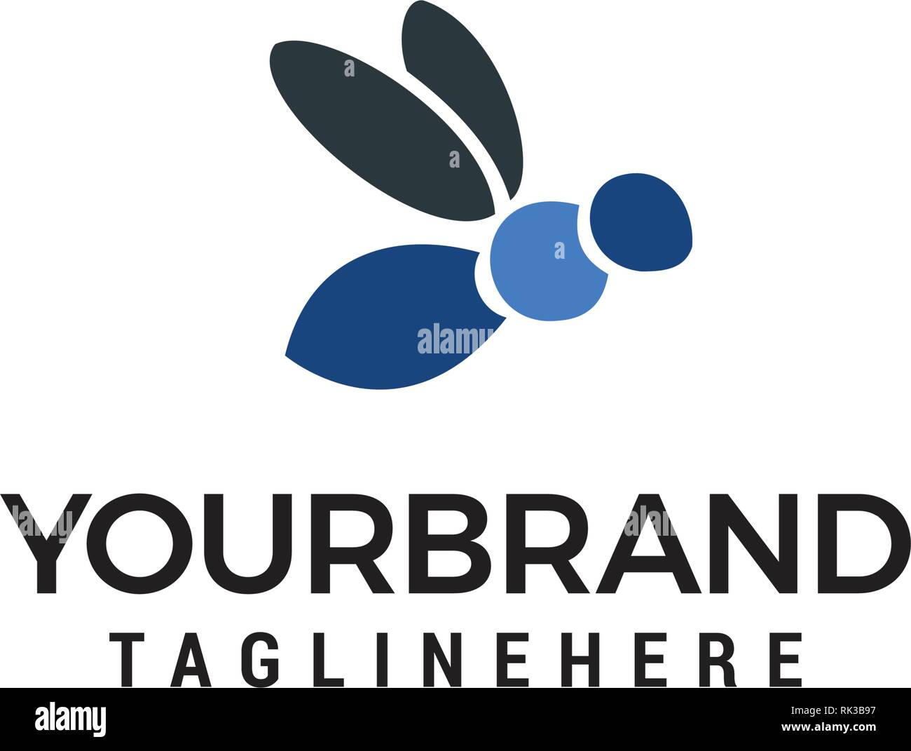 Honey bee and yellow flower Stock Vector Images - Alamy